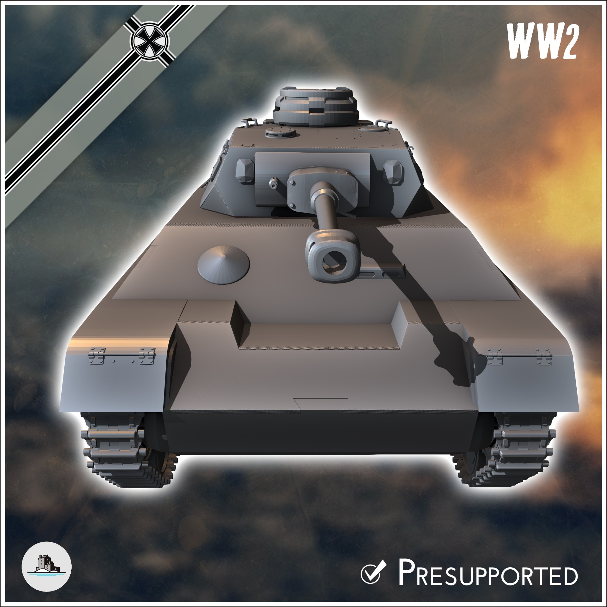 Panzer III-IV Einheitsfahrgestell 3 (prototype) by Hartolia Miniatures ...