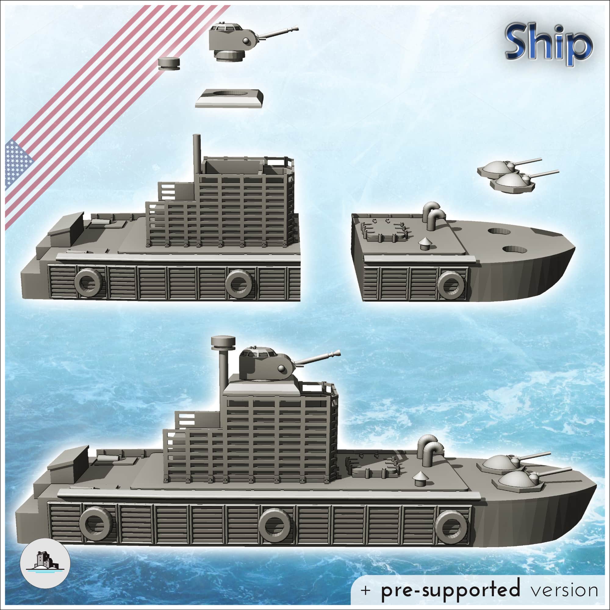 LMC-6 ATC Zippo Flamethrower patrol boat by Hartolia Miniatures ...