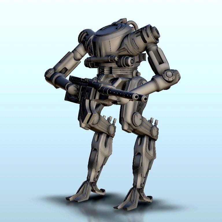 Robot Auto-canon by Hartolia Miniatures - MiniHoarder