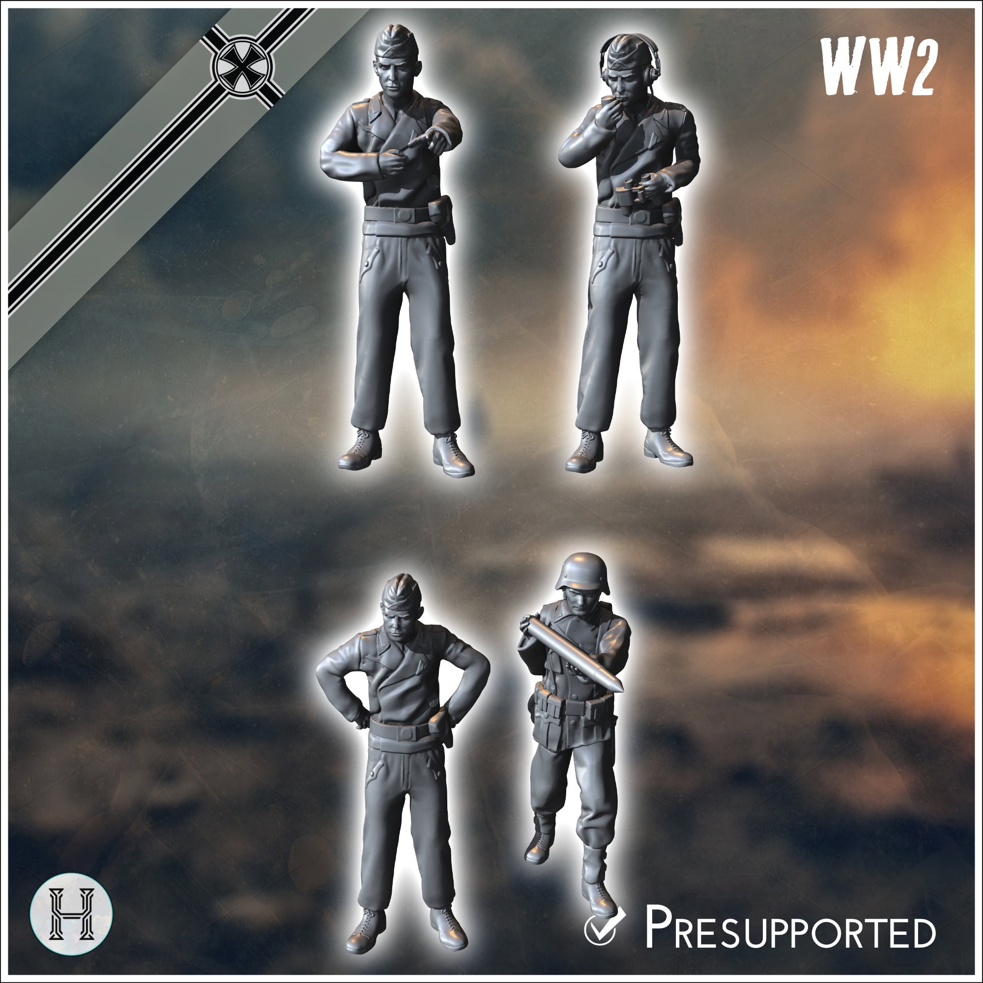 Hummel-Wespe 105mm SPG by Hartolia Miniatures - Wargaming3D