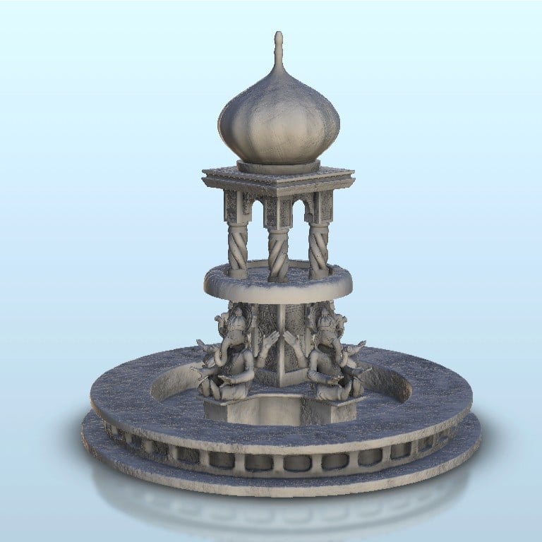 Indian fancy fountain by Hartolia Miniatures - MiniHoarder