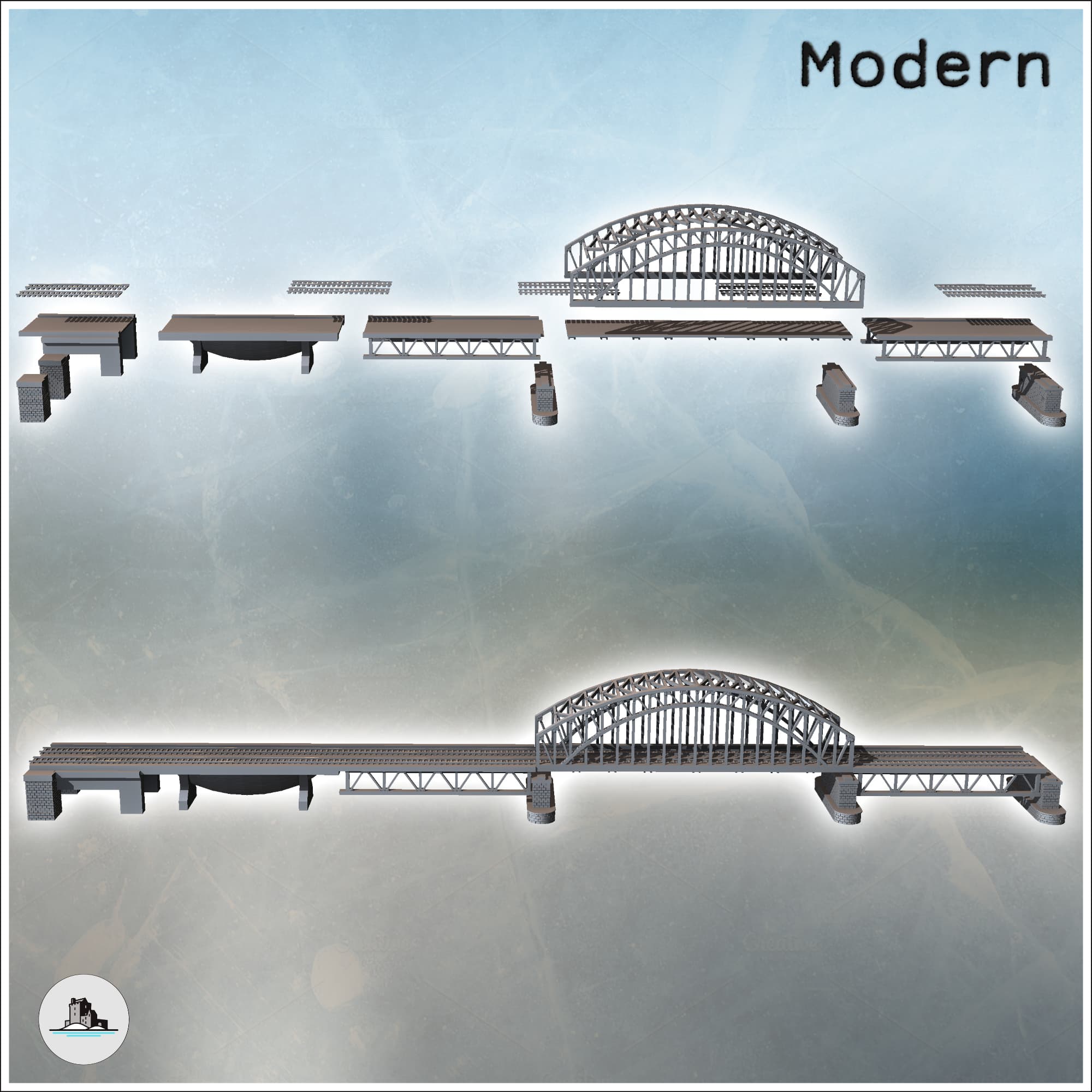 Oosterbeek Bridge (Netherlands) by Hartolia Miniatures - Wargaming3D