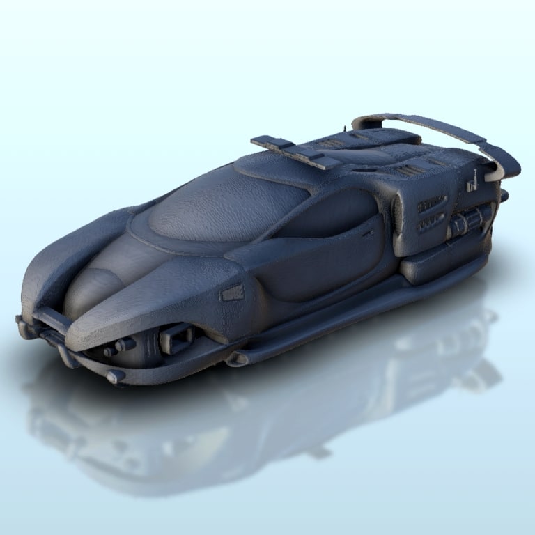SF police flying car 9 by Hartolia Miniatures - MiniHoarder