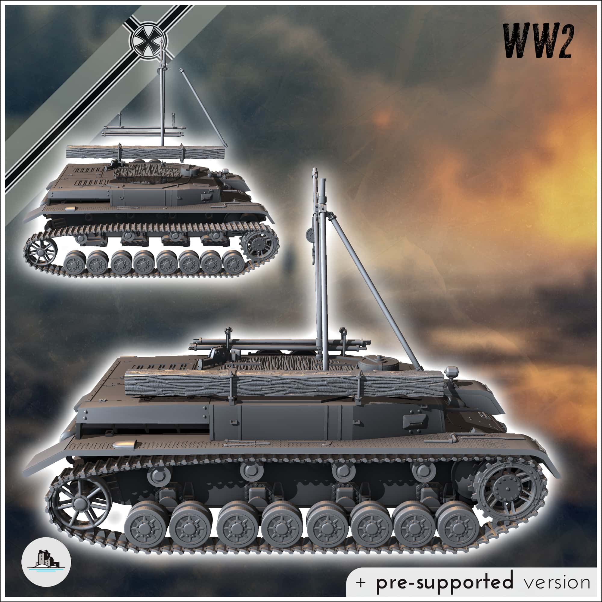 Bergepanzer IV by Hartolia Miniatures - MiniHoarder