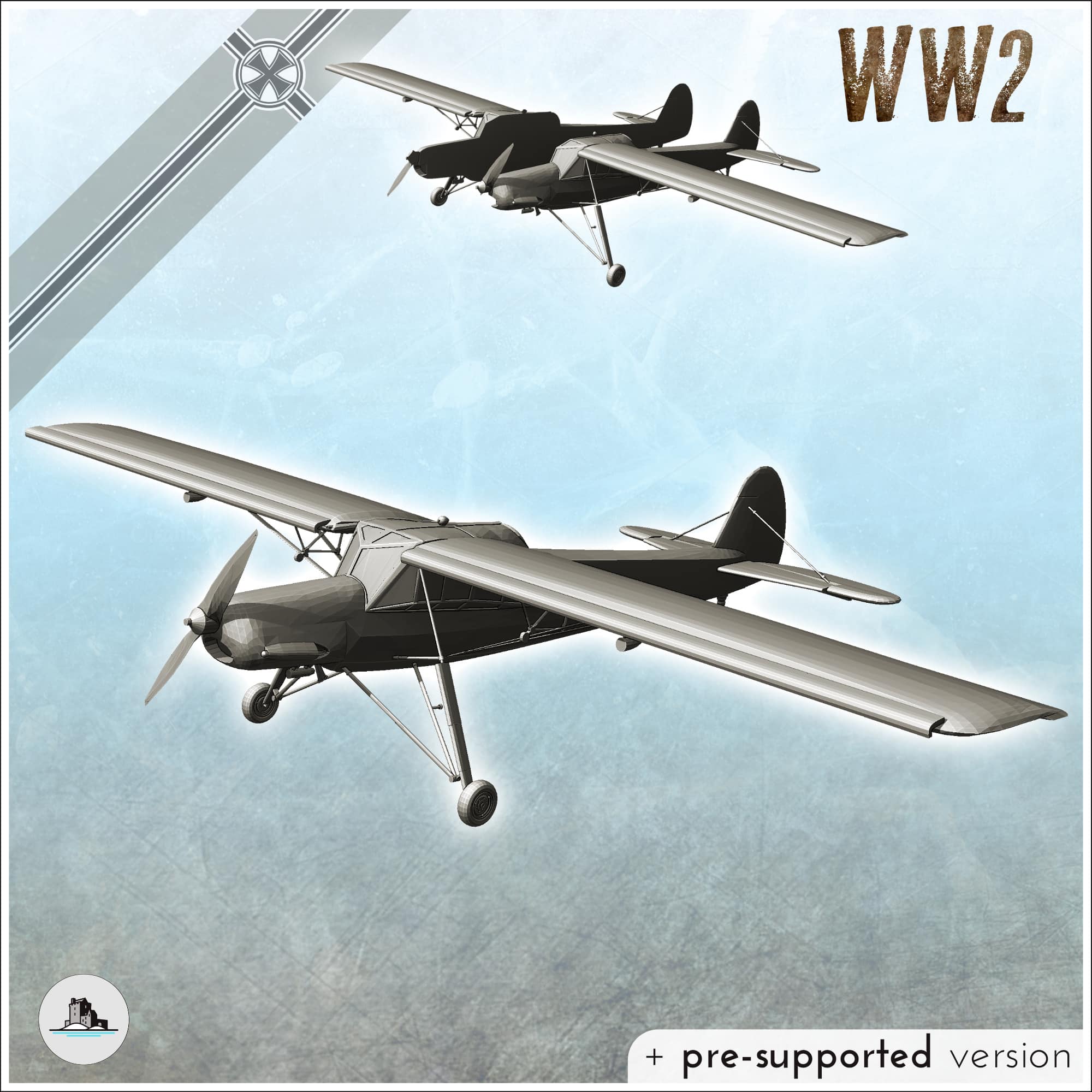 Fieseler Fi 156 Storch German liaison aircraft (1) by Hartolia ...