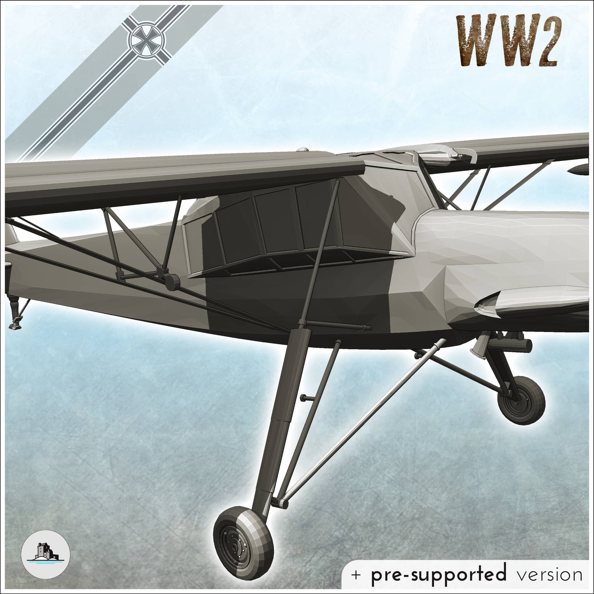 Fieseler Fi 156 Storch German liaison aircraft (1) by Hartolia ...