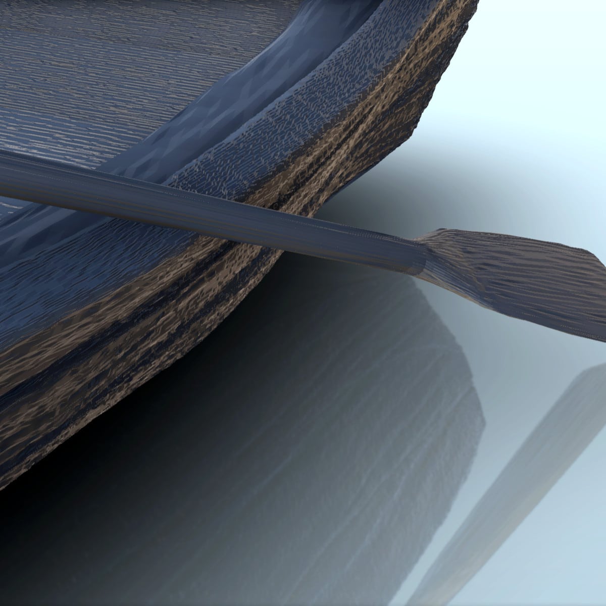 Rowboat with pile of bones by Hartolia Miniatures - Wargaming3D