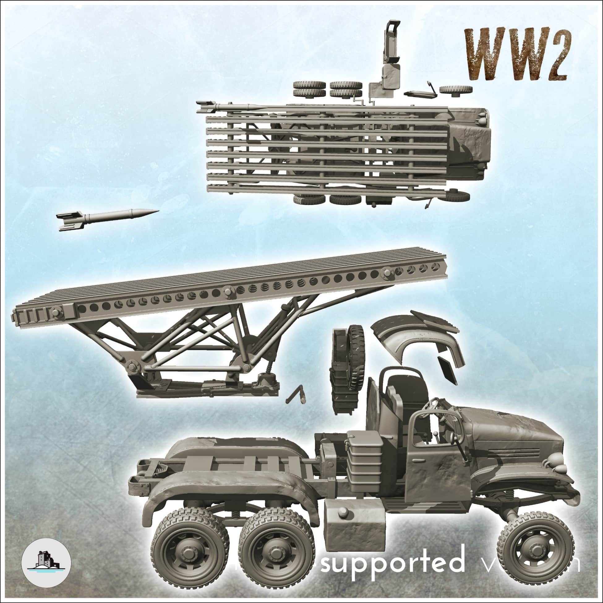 BM-13 Katioucha by Hartolia Miniatures - Wargaming3D