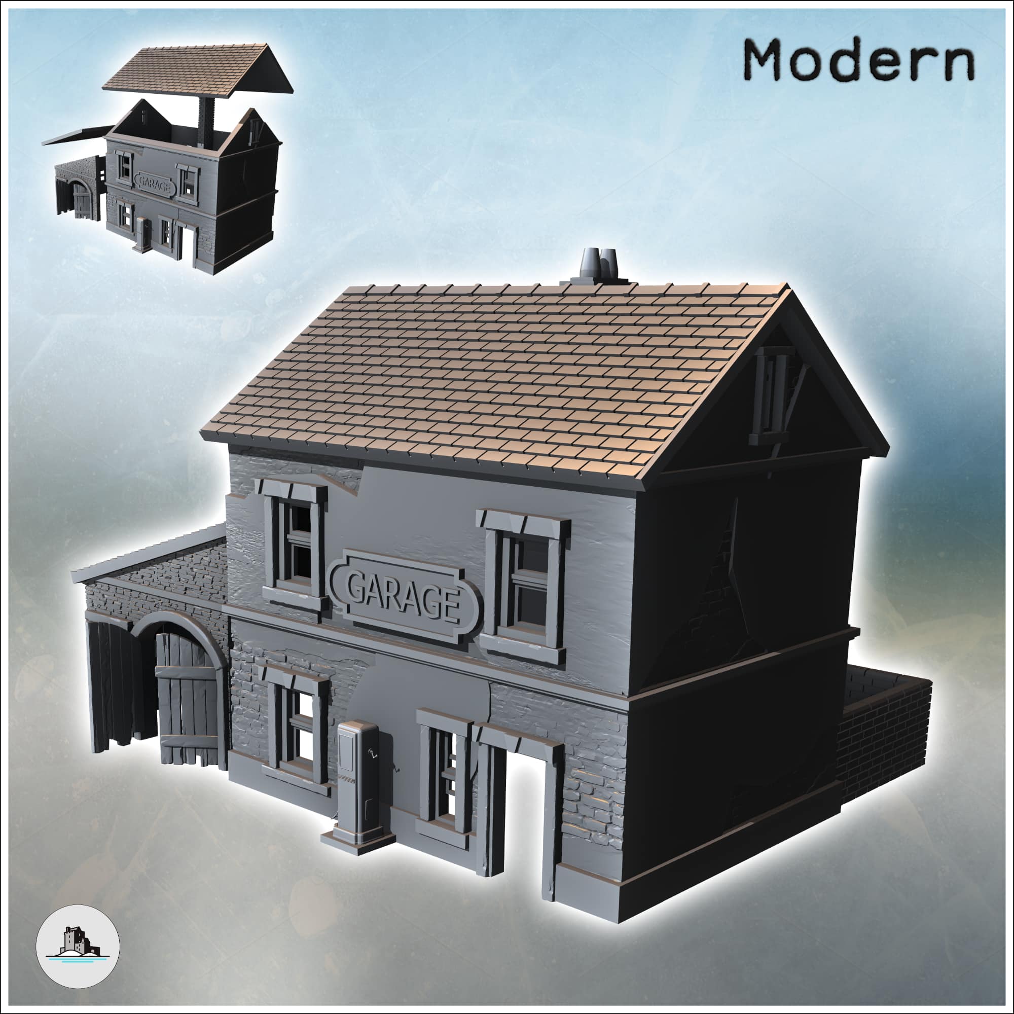 Modern city pack No. 6 by Hartolia Miniatures - Wargaming3D