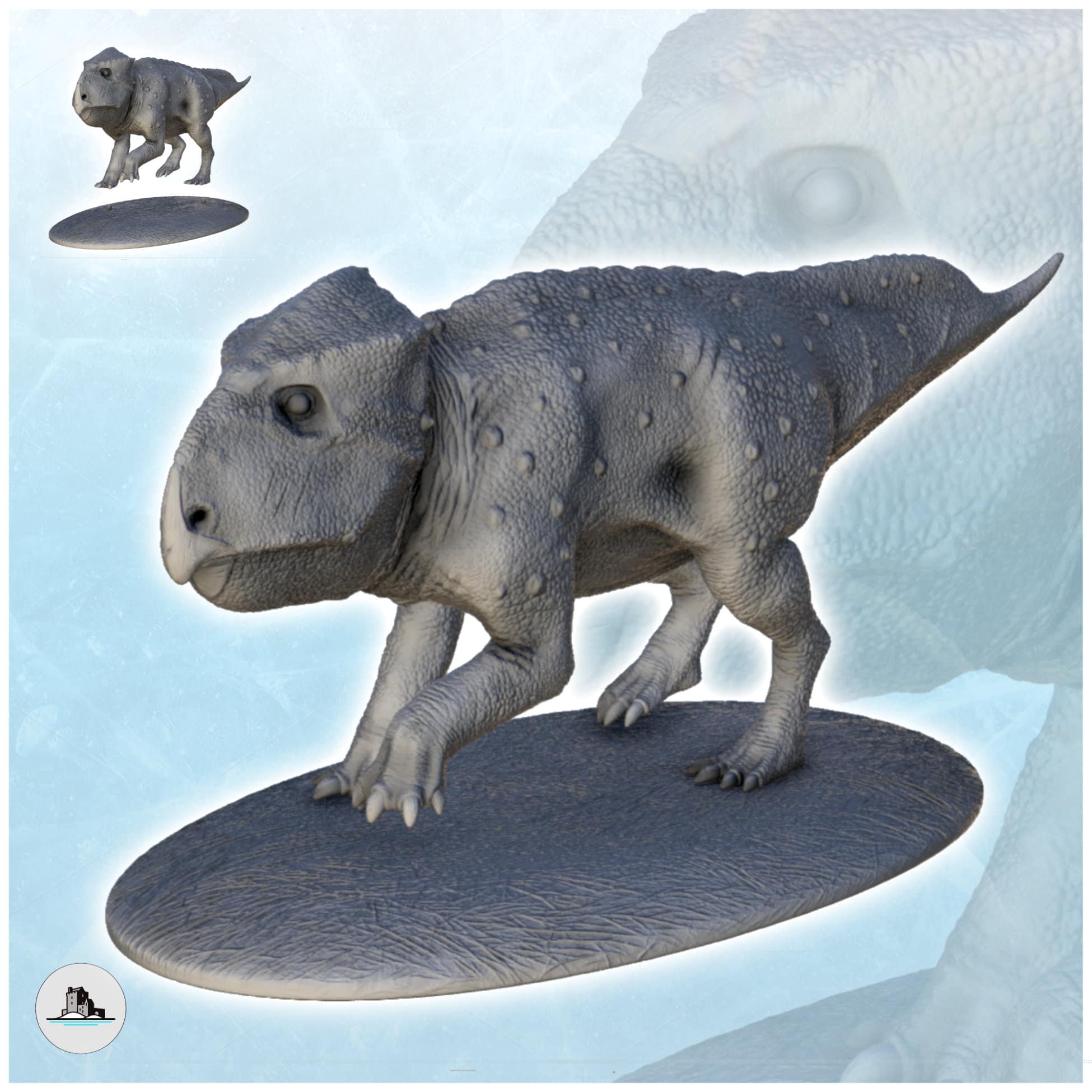 Dinosaur miniatures pack by Hartolia Miniatures - Wargaming3D