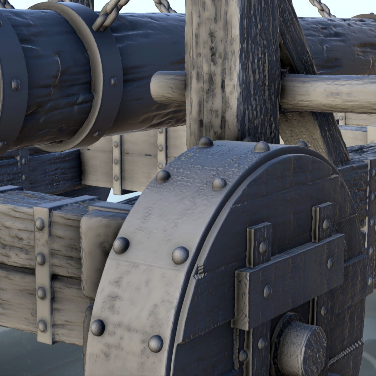 Six-wheel siege ram (1) by Hartolia Miniatures - Wargaming3D