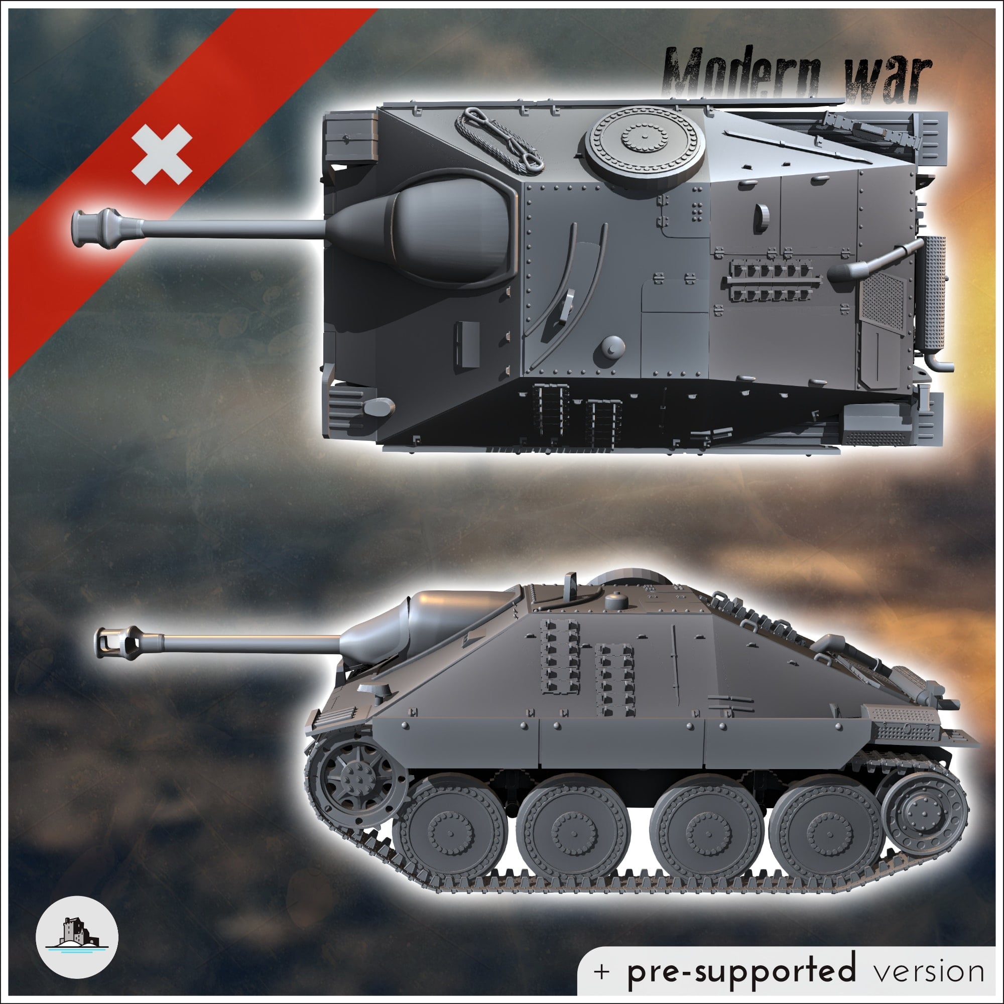 G-13 Panzer 68 Swiss tank destroyer (Jagdpanzer 38(t) Hetzer based) by ...
