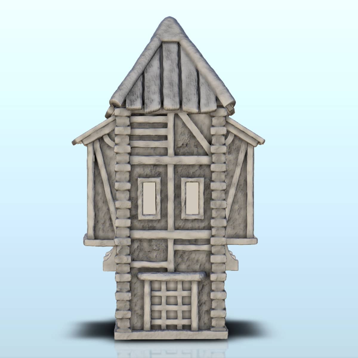 Medieval stone tower with double oriel windows (11) by Hartolia ...