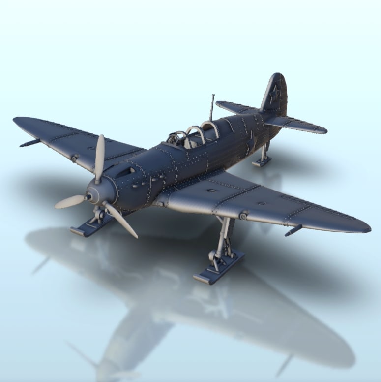 Yakovlev Yak-2 (on skis version) by Hartolia Miniatures - Wargaming3D