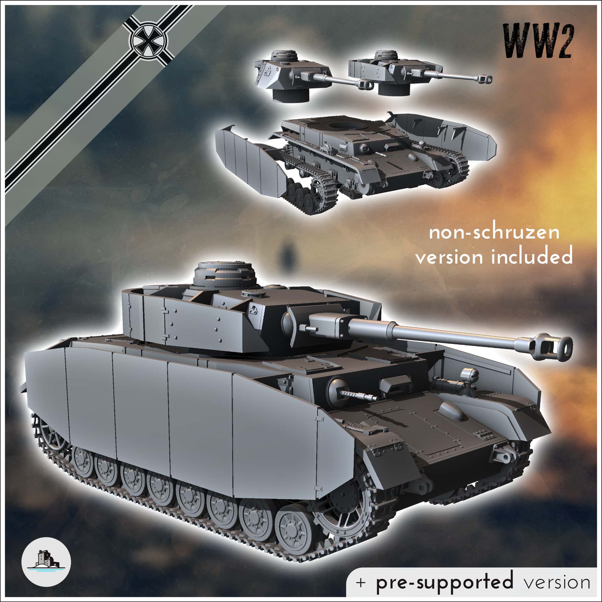 Panzer IV Ausf. H by Hartolia Miniatures - Wargaming3D