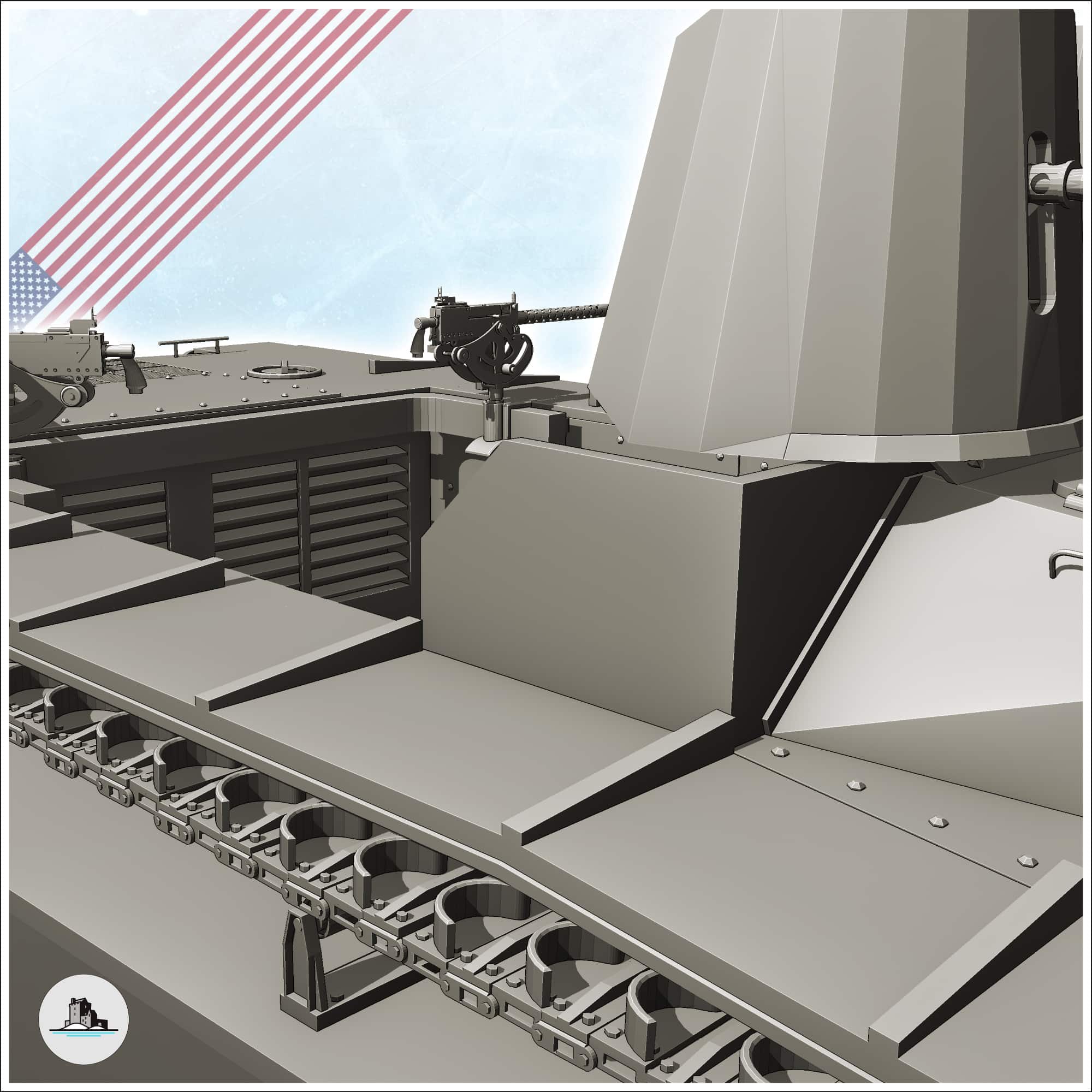 LVT-2A Buffalo II american amphibious landing craft (2) by Hartolia ...