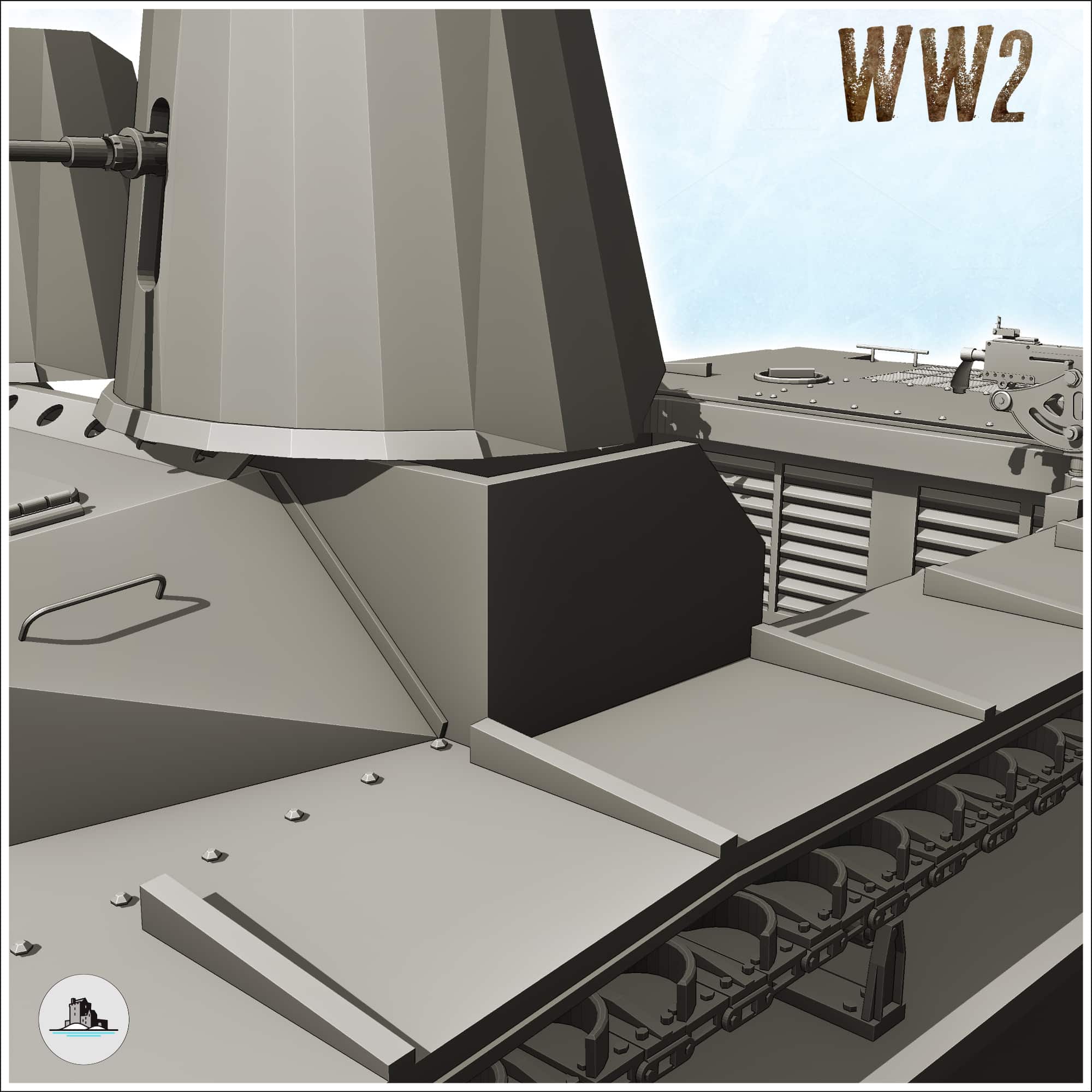 LVT-2A Buffalo II american amphibious landing craft (2) by Hartolia ...