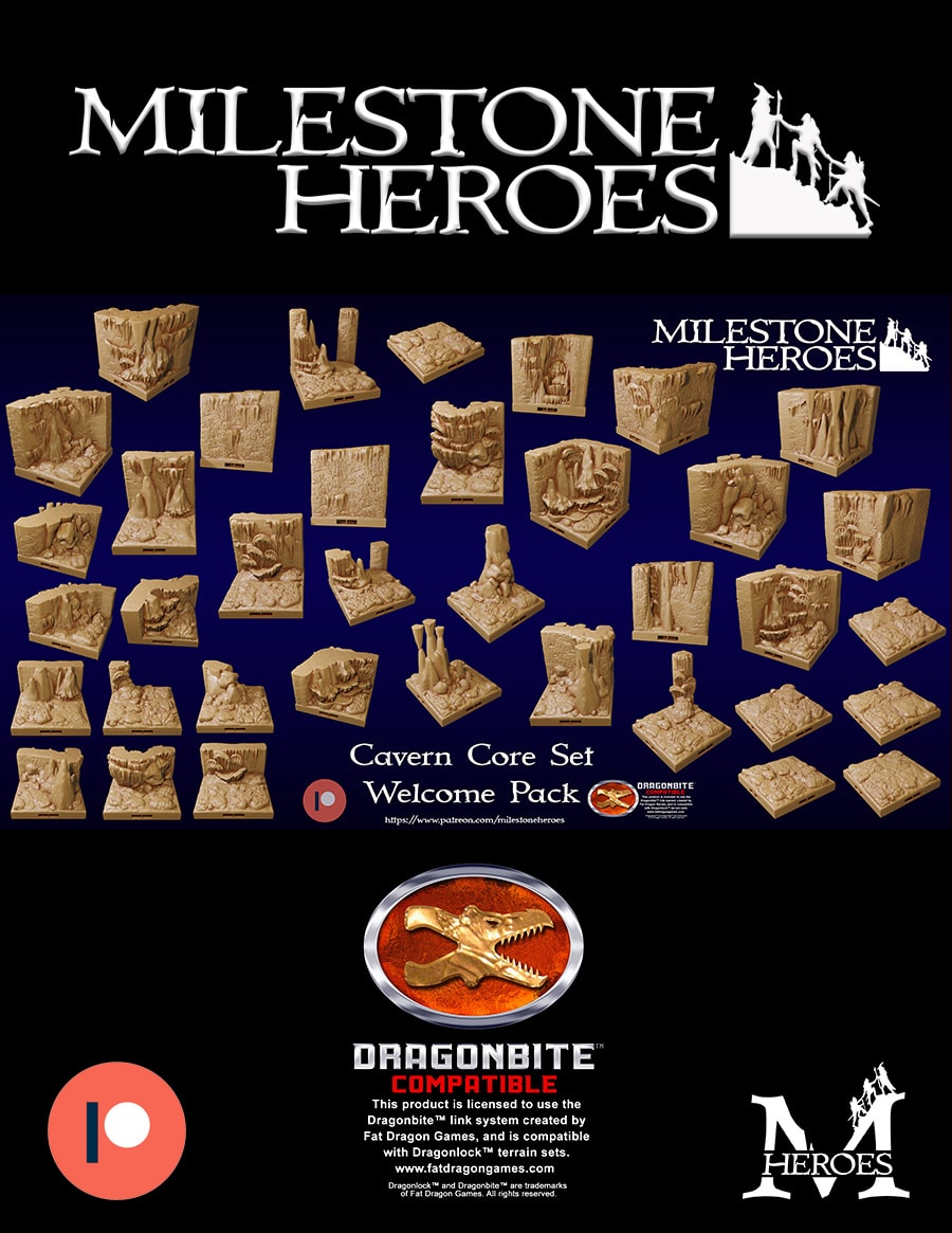 Cavern Core Set by Milestone Heroes - MiniHoarder