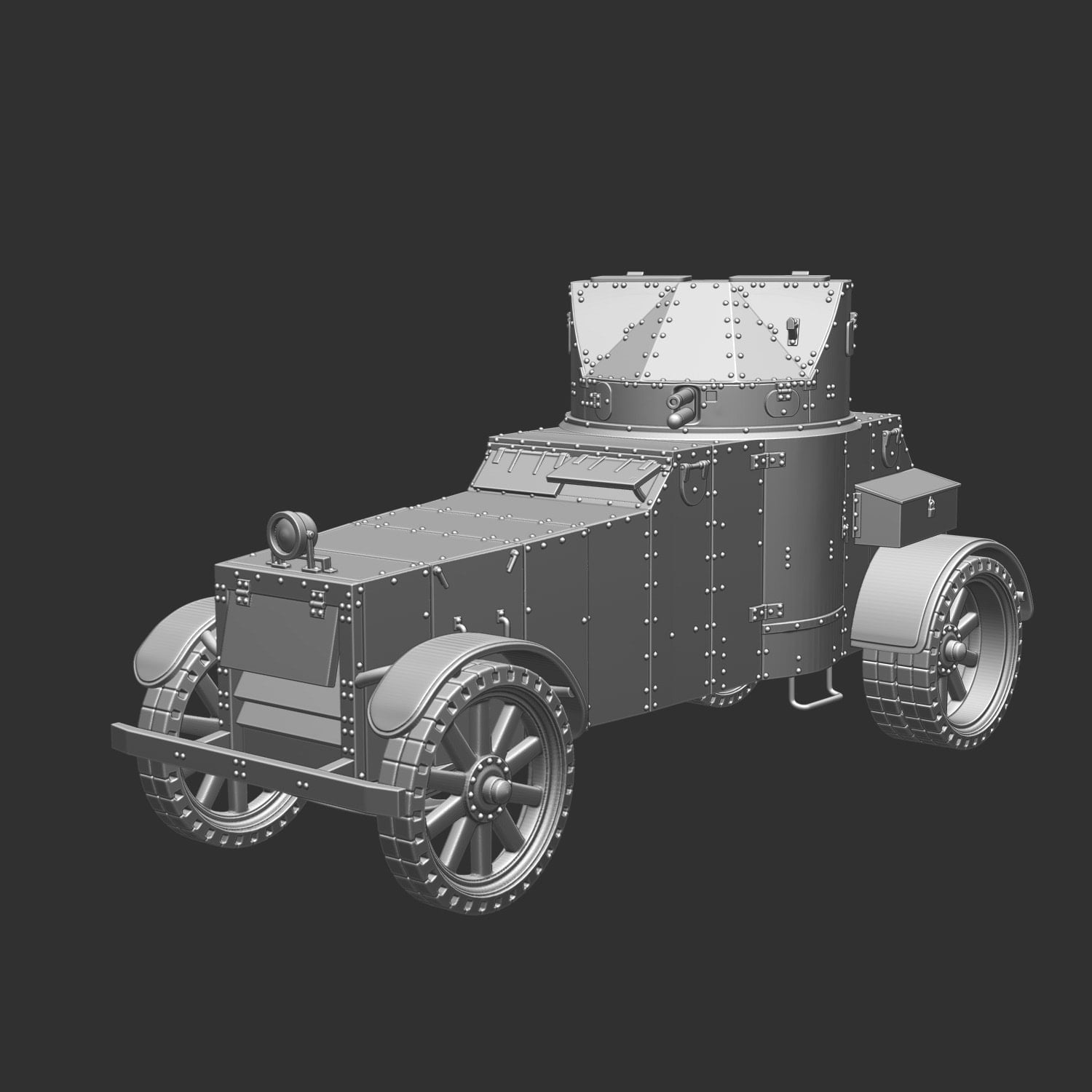 French armored car White TBC by Des Tranchées Aux Barricades - Wargaming3D