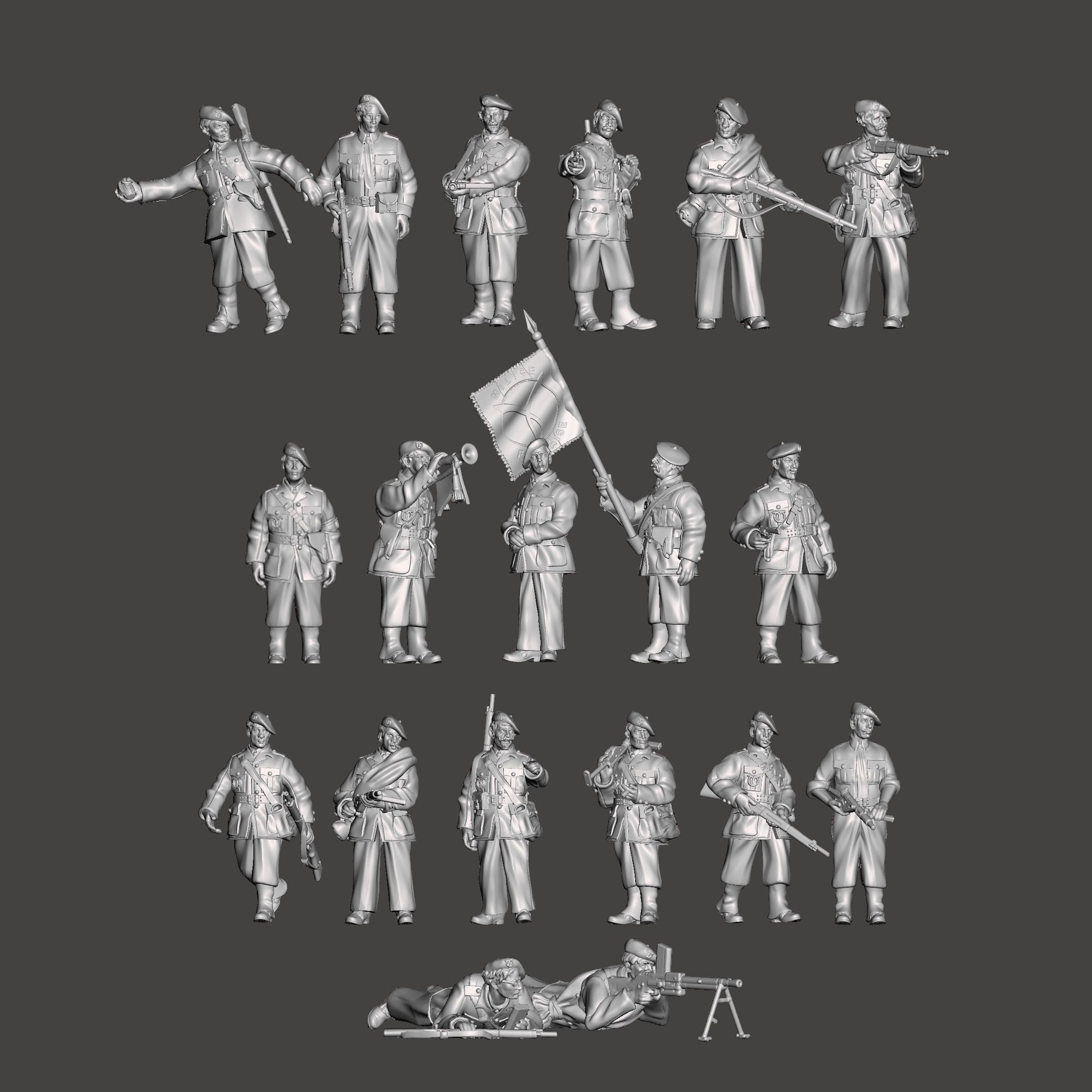 Milice française by Des Tranchées Aux Barricades - Wargaming3D