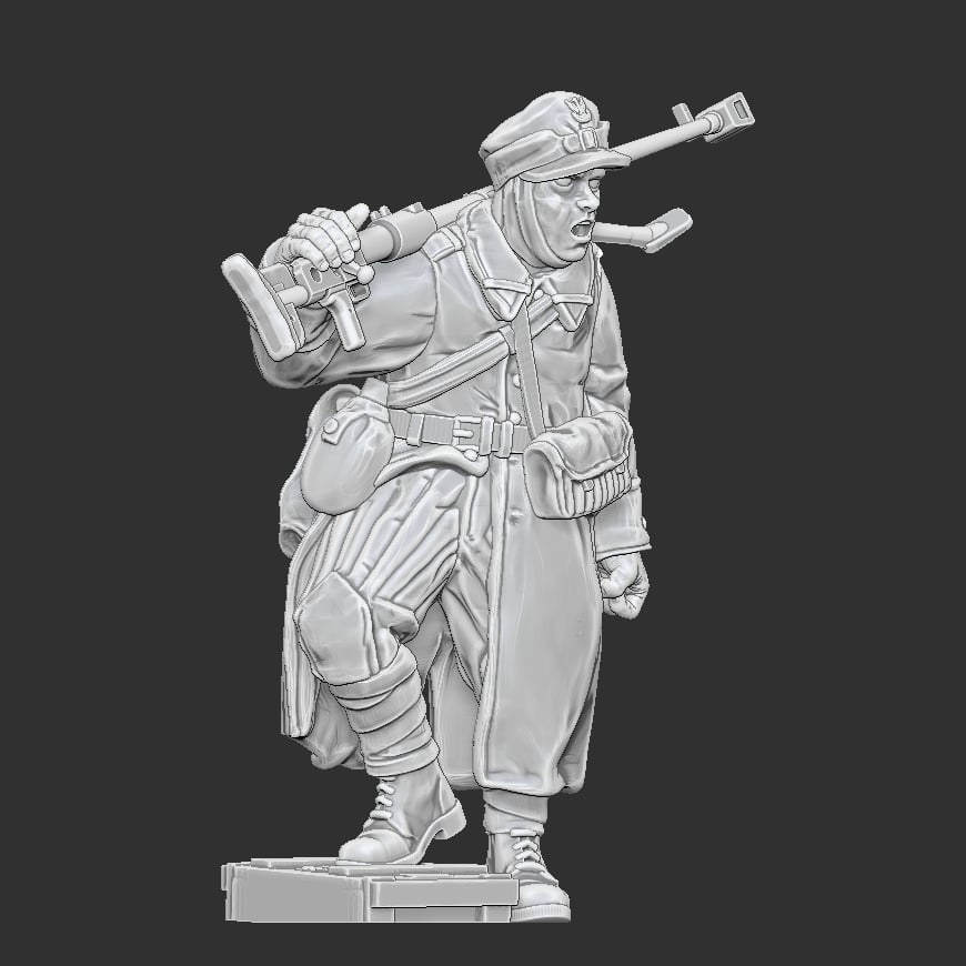 28mm Polish soldier with PTRD by just some miniatures - Wargaming3D
