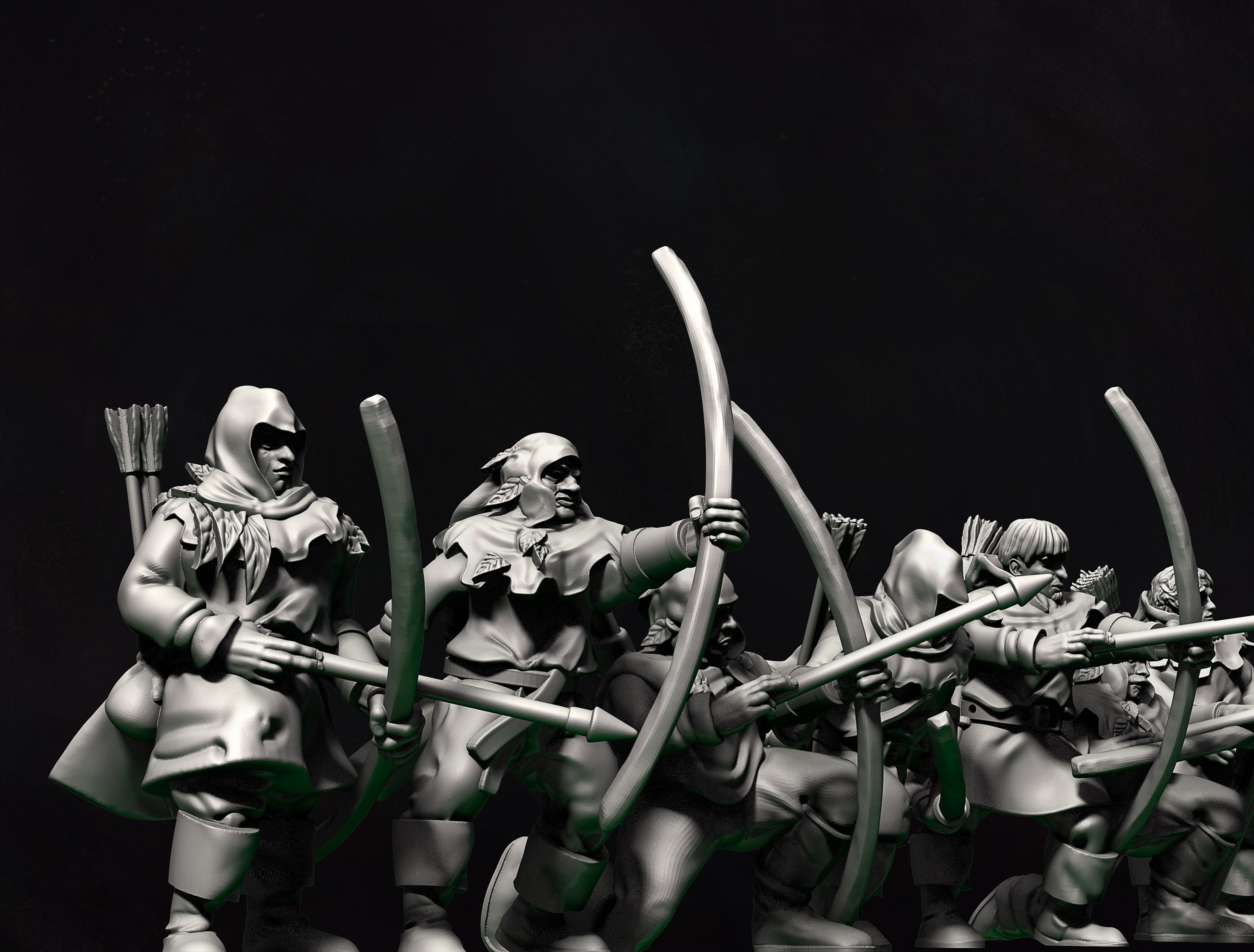 Medieval Forest Scouts by Luis Forge - MiniHoarder