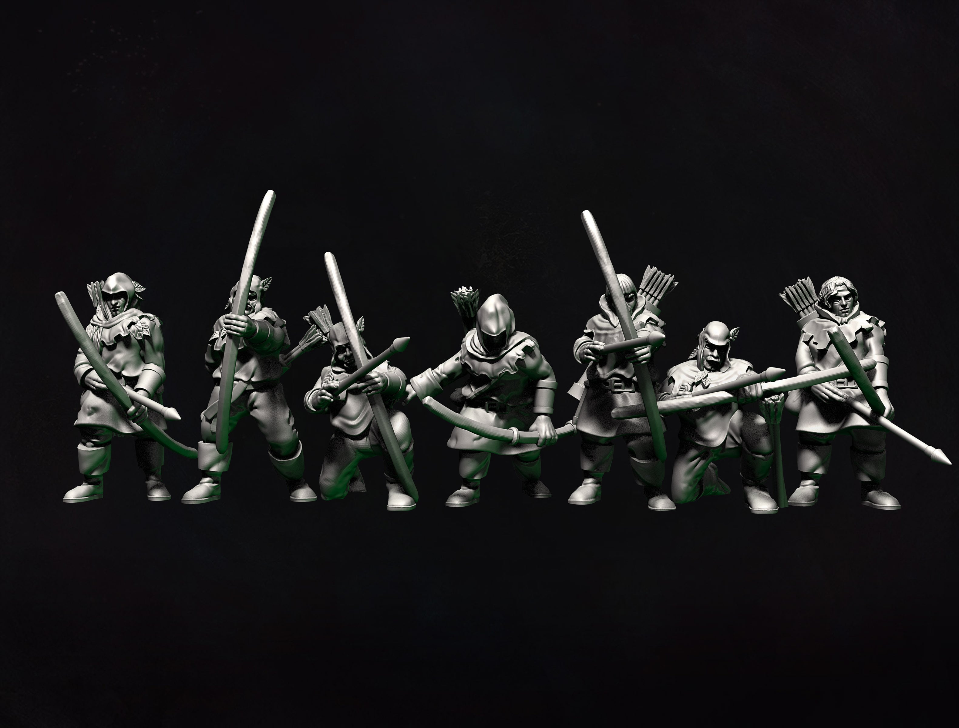 Medieval Forest Scouts by Luis Forge - MiniHoarder