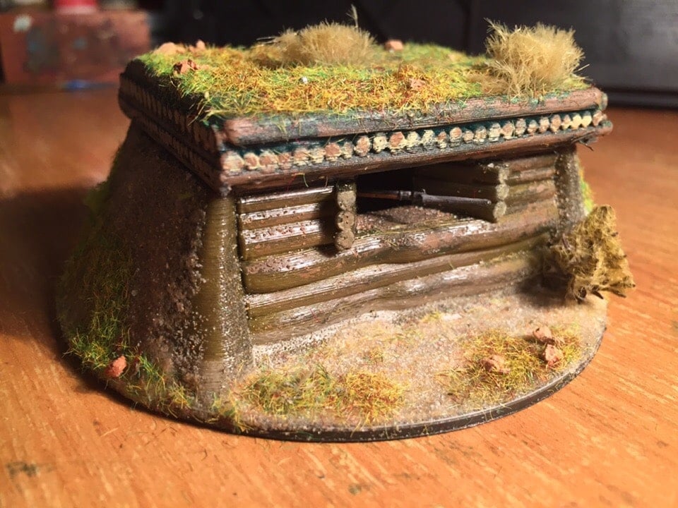 German (Soviet) machine gun bunker by artou - MiniHoarder