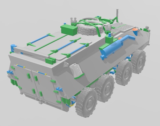 LAV-L logistics vehicle (USMC) by VJM787 - Wargaming3D