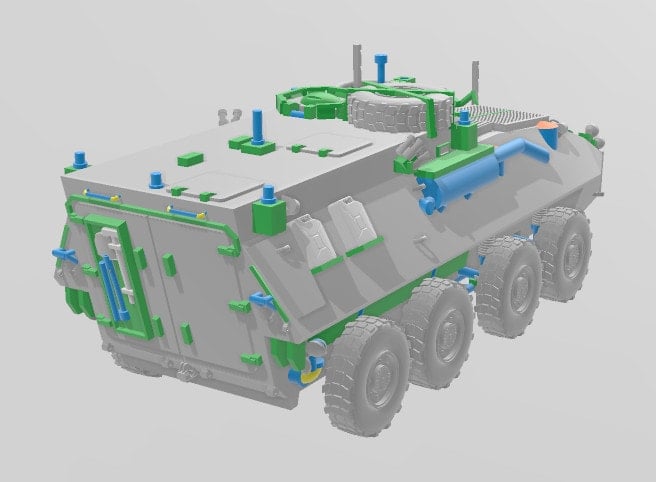 LAV-C2 Command & Control vehicle (USMC) by VJM787 - Wargaming3D