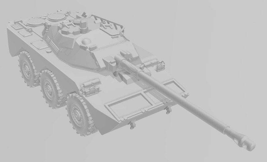AMX-10RC wheeled tank destroyer by VJM787 - Wargaming3D