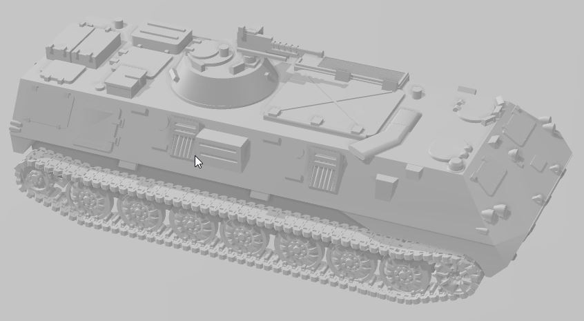 Russian 1V12 artillery command vehicle (1:100 scale) by VJM787 ...