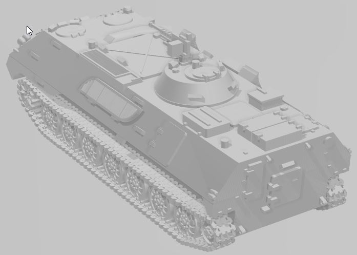Russian 1V12 artillery command vehicle (1:100 scale) by VJM787 ...