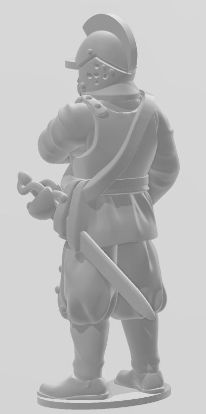 30yrs War Armored Pike man Helm 2 by D and A Minis - Wargaming3D