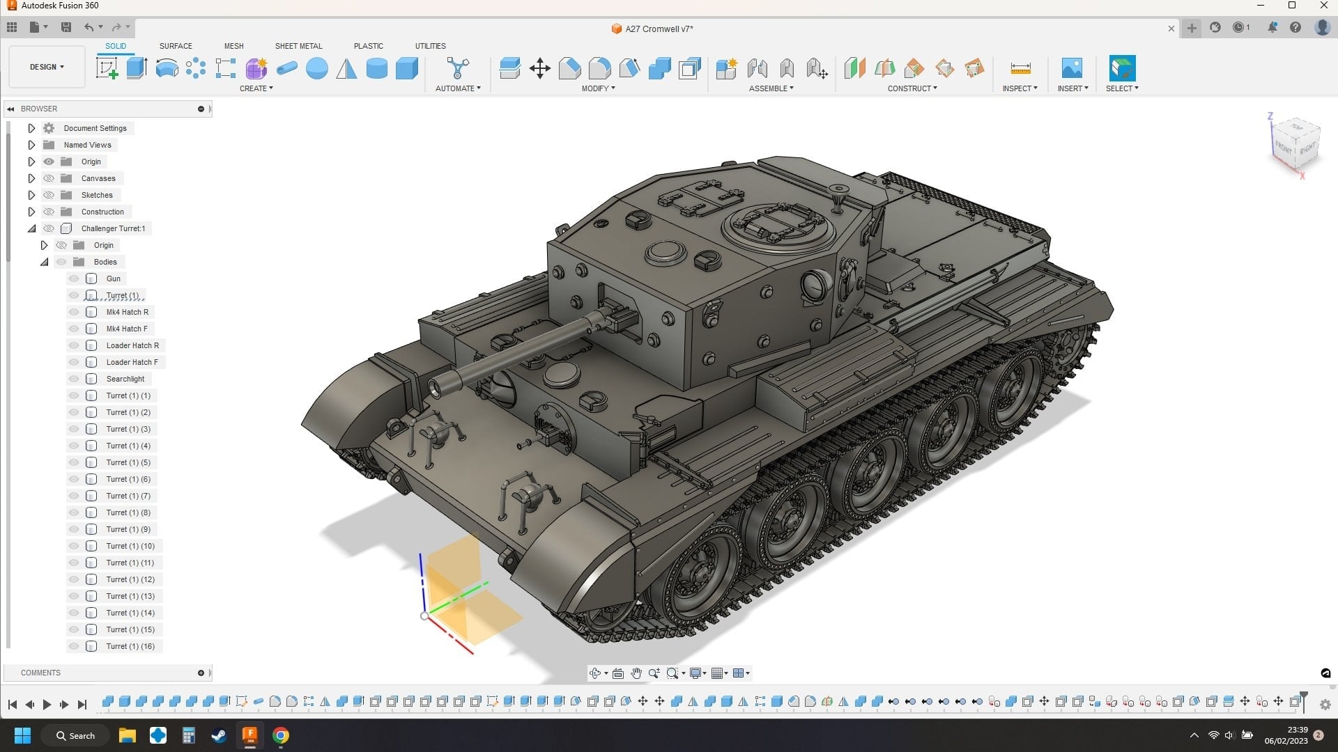 A27 Cromwell by Fylde Armouries - Wargaming3D