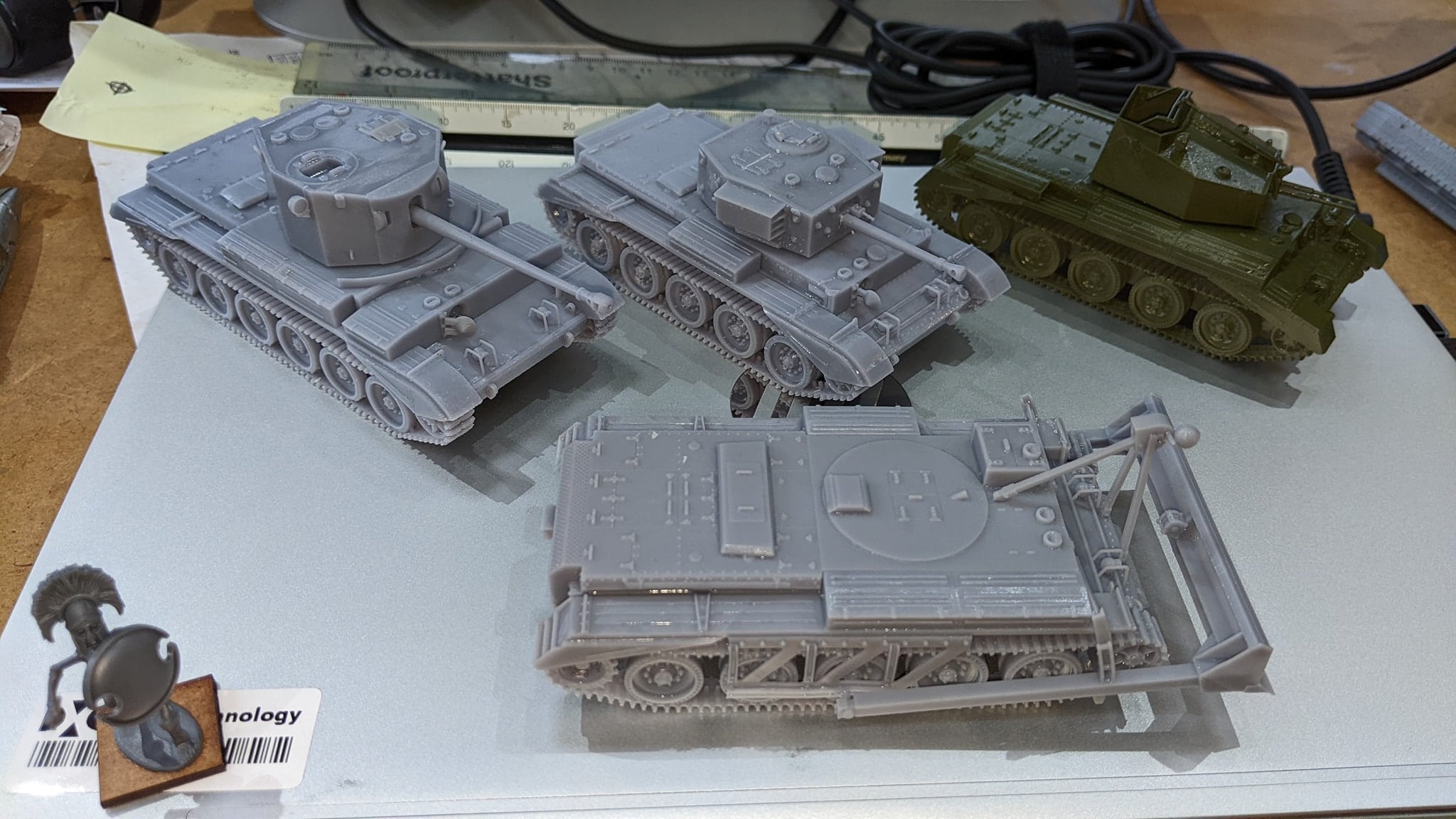 A24 Centaur, RMASG, Dozer and AA by Fylde Armouries - Wargaming3D
