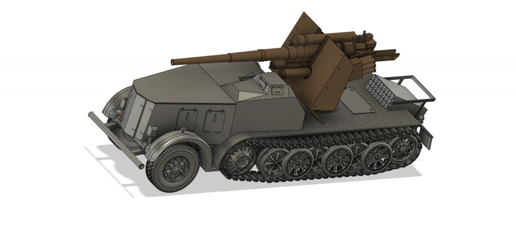 8.8 cm Flak 18 (Sfl.) auf schwere Zugkraftwagen 12t by Fylde Armouries ...