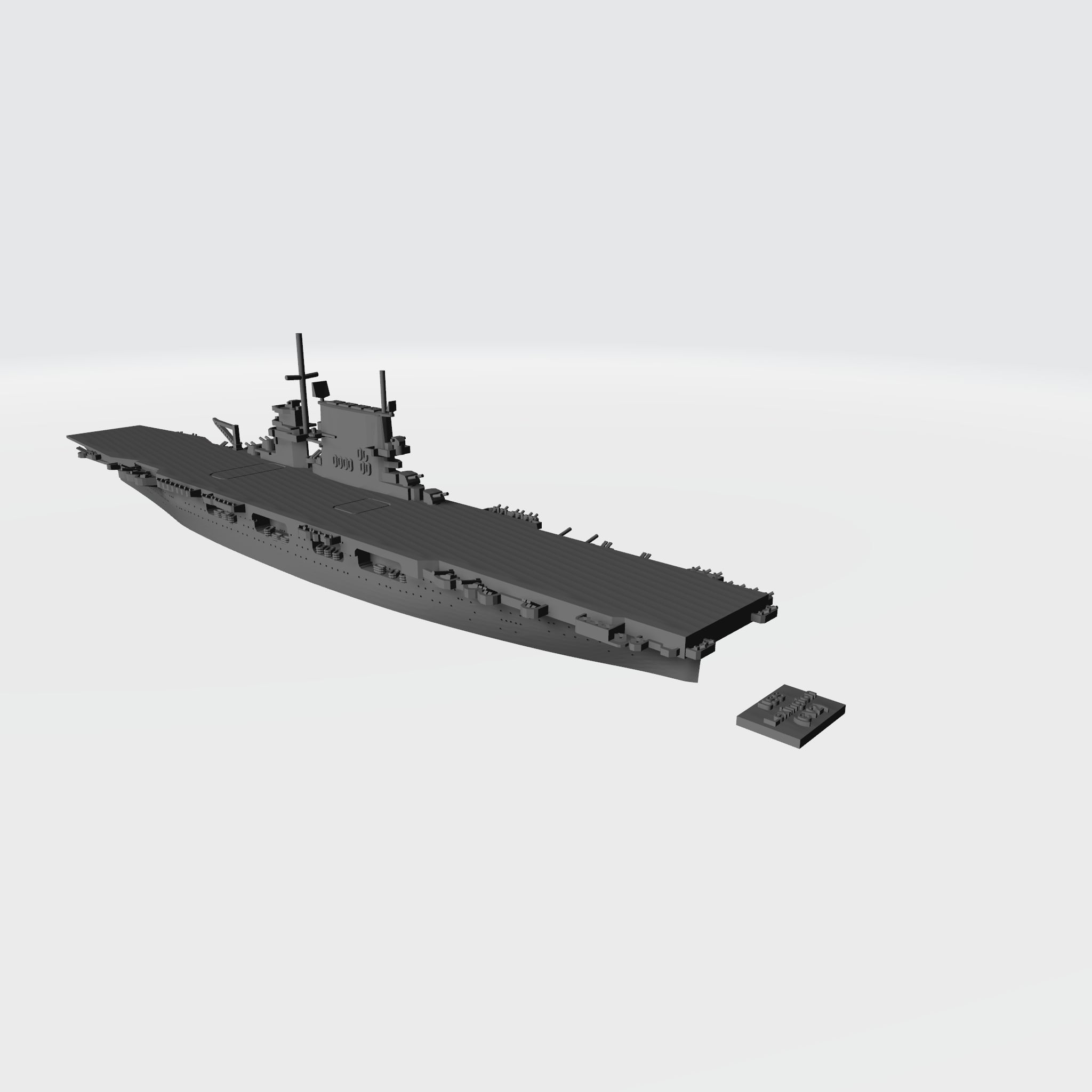 USS Lexington, Lexington Class (Waterline and Wide base) by Magpie ...