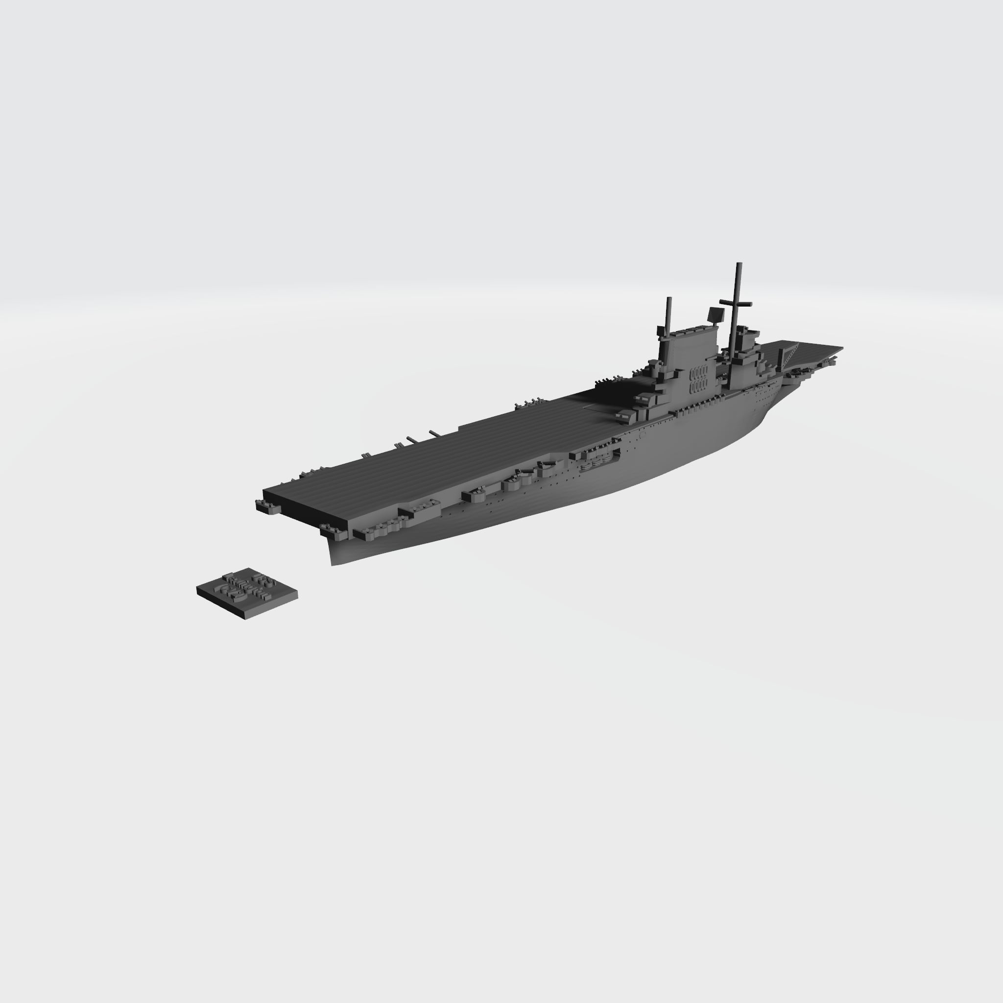 USS Lexington, Lexington Class (Waterline and Wide base) by Magpie ...
