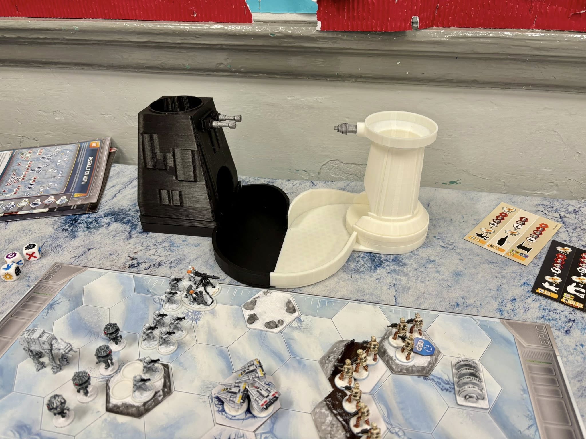 Dice Towers for Battle of Hoth by Magpie Designer - MiniHoarder