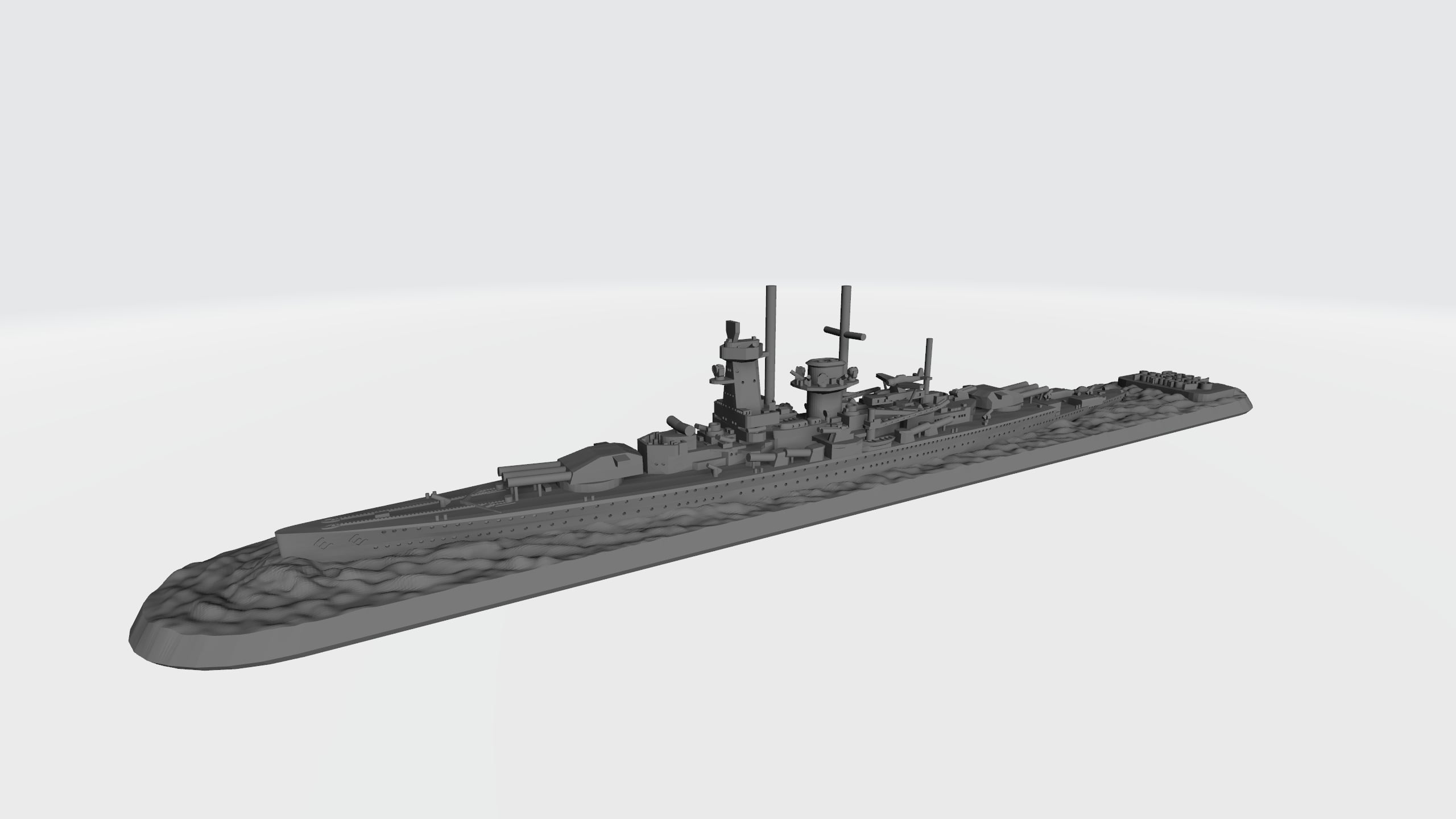 Graf Spee, Deutschland Class (Waterline and Wide base) by Magpie ...