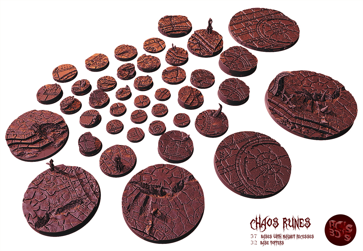 Chaos runes bases by BC's 3D's - MiniHoarder