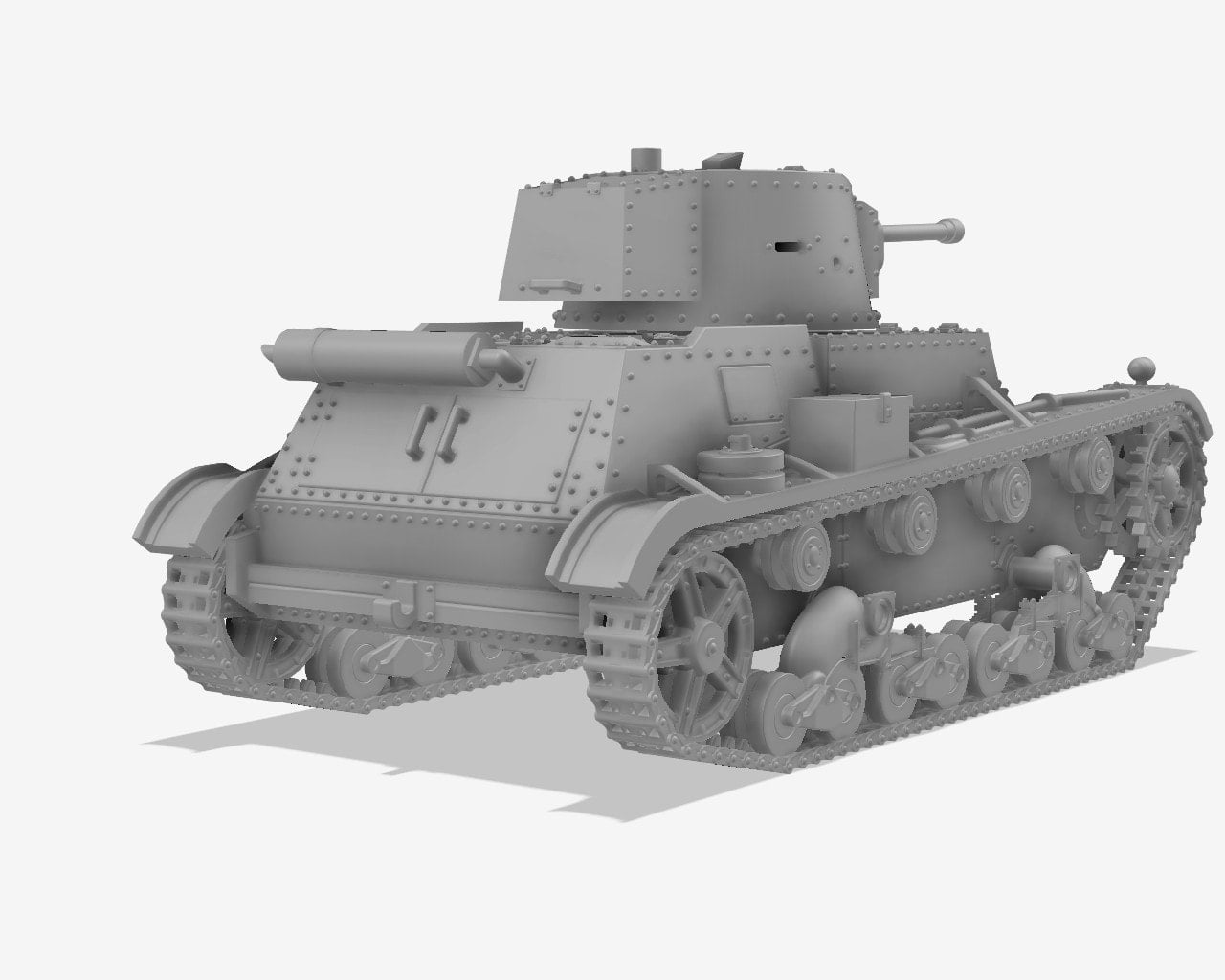 PZI 7TP - Polish light tank - 1/100th Scale by marco.mussini73 ...
