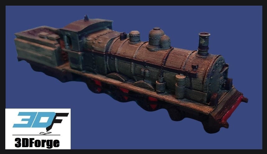 Locomotive SNCF WW2 - 28mm by 3Dforge - Wargaming3D