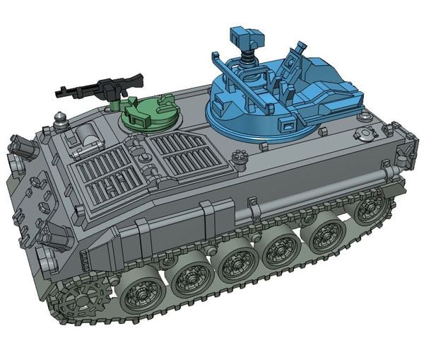 Family FV430 set one (FV432, FV432 Wombat, FV432 GPMG, FV432 Mortar ...