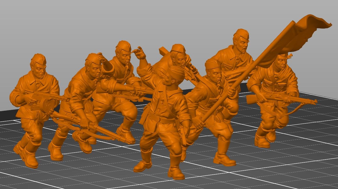 Soviet Shtrafbat Squad by walter.harris84 - Wargaming3D