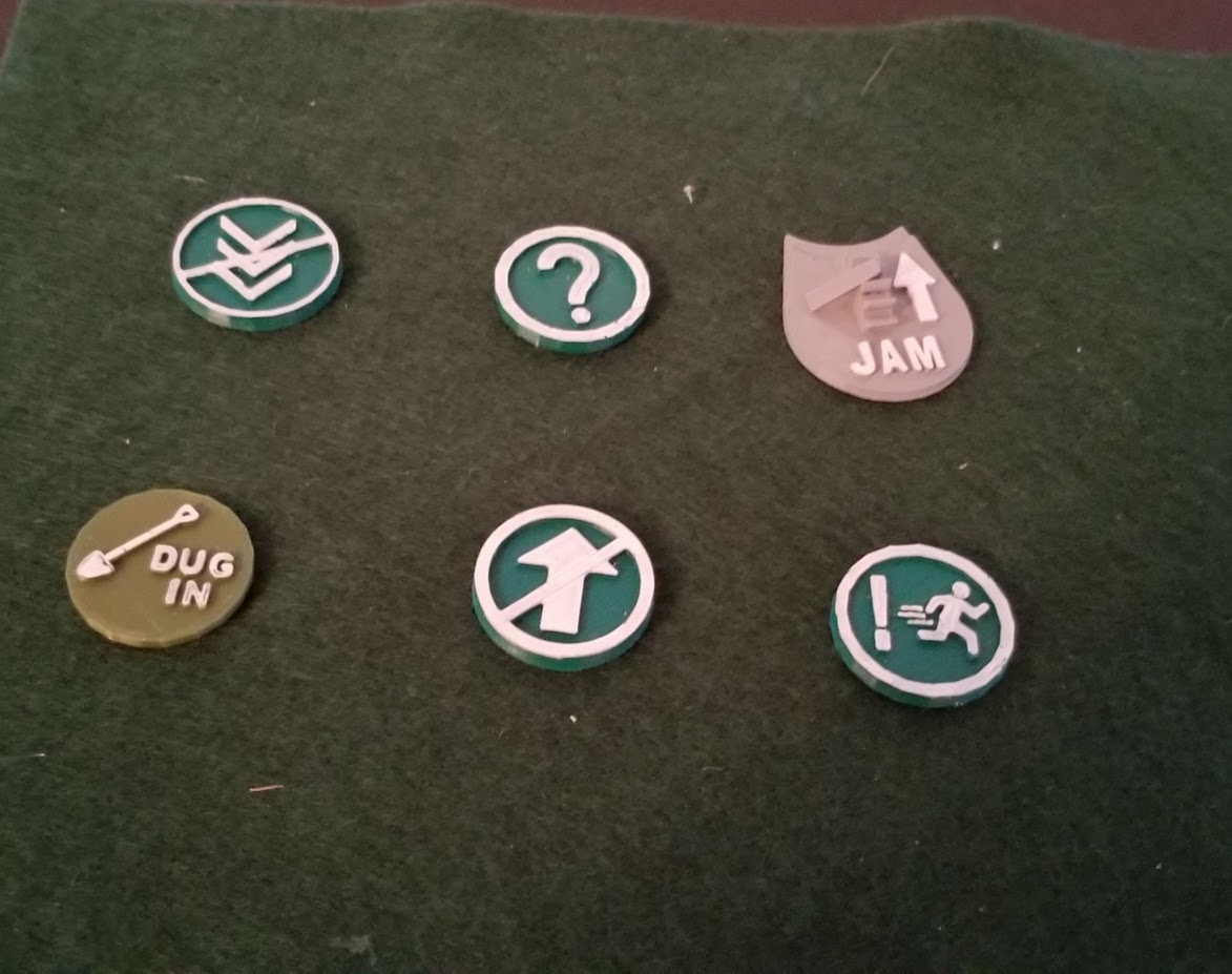 Deweycat Markers for Bolt Action by deweycatproductions - Wargaming3D