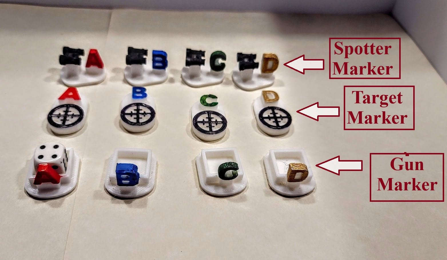 Deweycat Artillery Targeting Markers for Bolt Action by ...