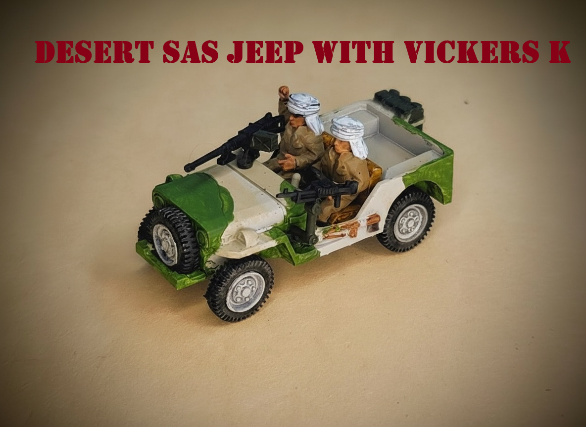 Deweycats SAS / LRDG Jeep - 28mm by Deweycat Productions - Wargaming3D