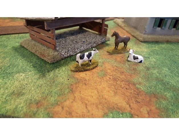 Deweycat Livestock for 28mm gaming by deweycatproductions - Wargaming3D